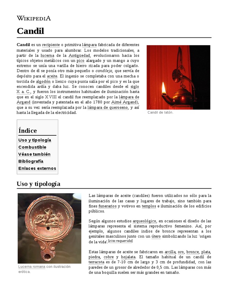 Candil | PDF | Licencia Creative Commons