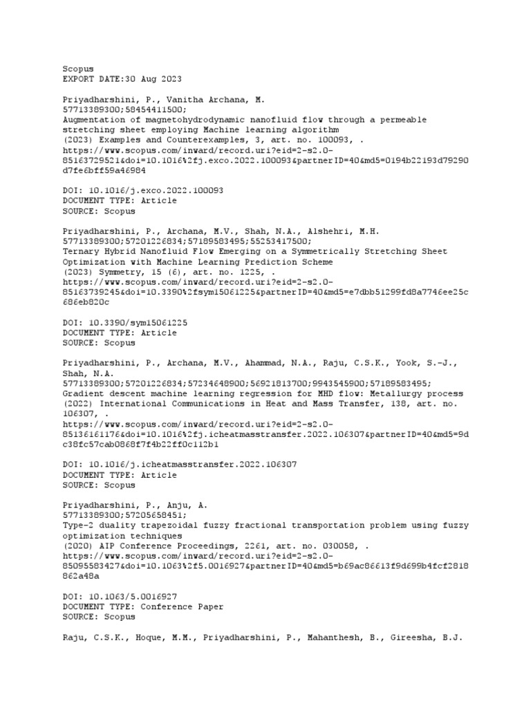 Priyadharshini | PDF | Applied And Interdisciplinary Physics | Physical Sciences