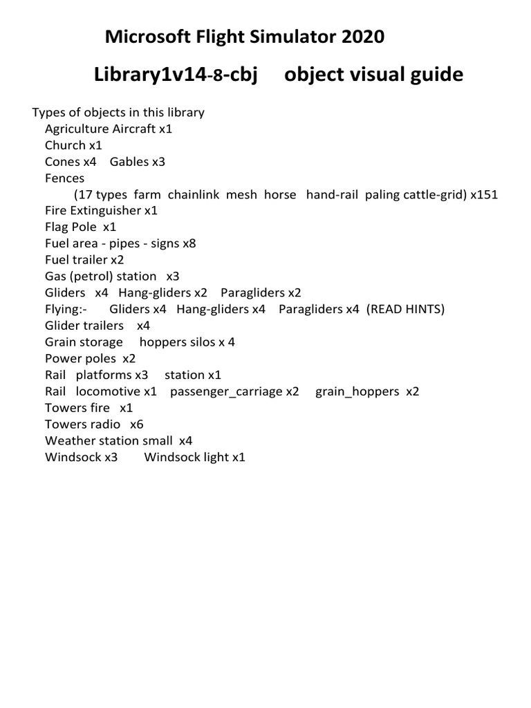 Library1v14-8-Cbj Visual Guide | PDF | Manufactured Goods