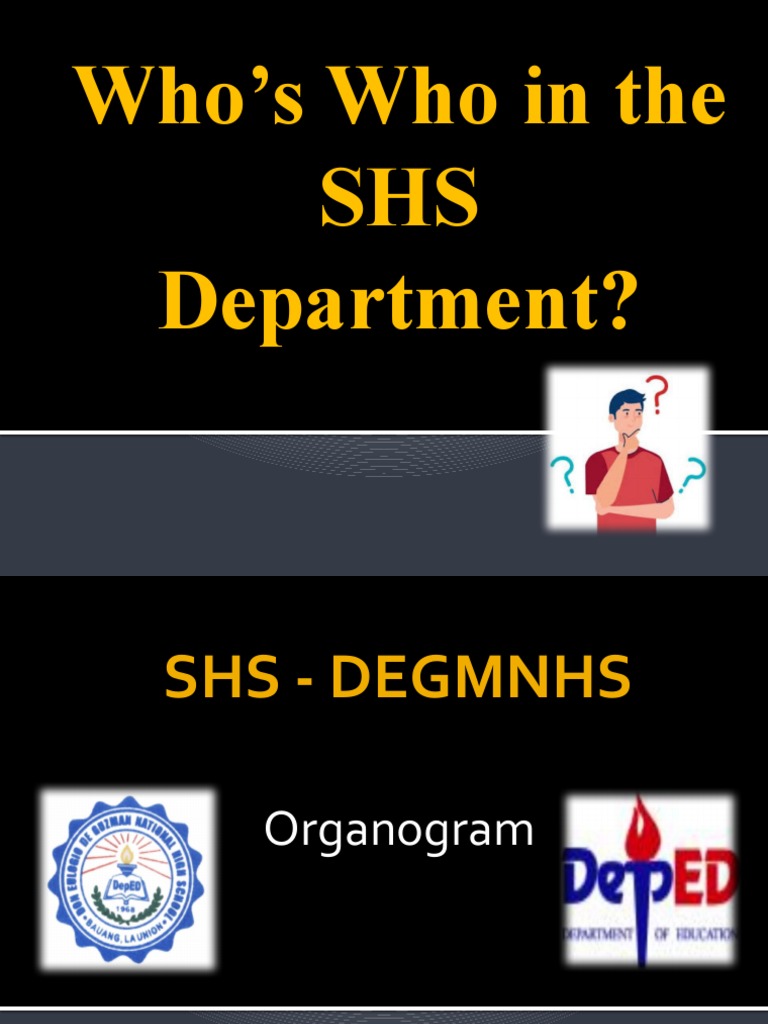 SHS DEGMNHS Orientation | PDF