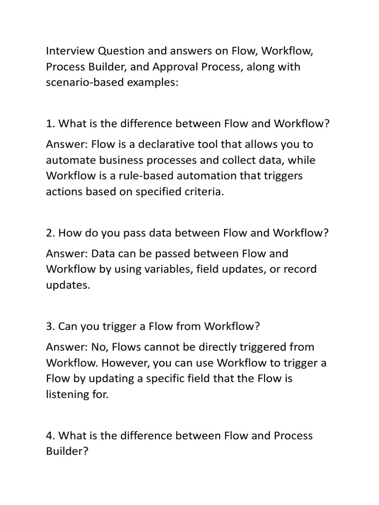 Interview Question and Answers On Autmation Tool of SFDC | PDF ... Interview Question and Answers On Autmation Tool of SFDC | PDF ...