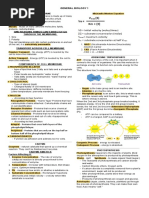 Biology Reviewer Grade 12 STEM First Semester | PDF | Meiosis | Mitosis