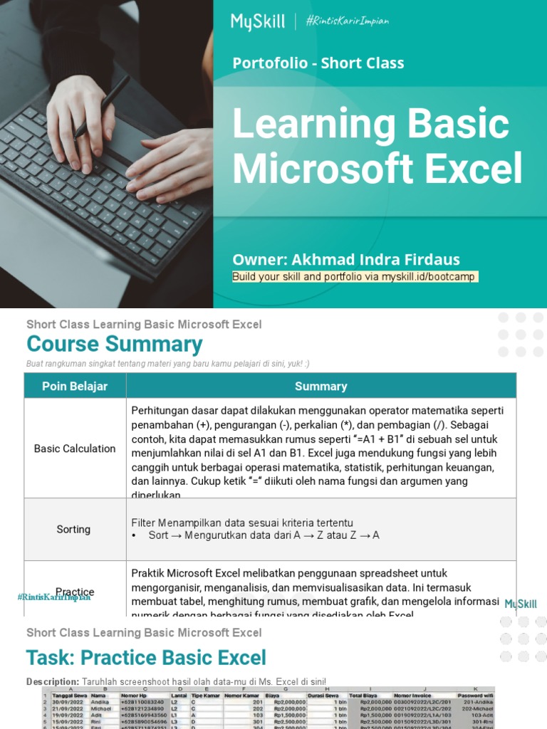 Mini Task SC Basic Microsoft Excel | PDF