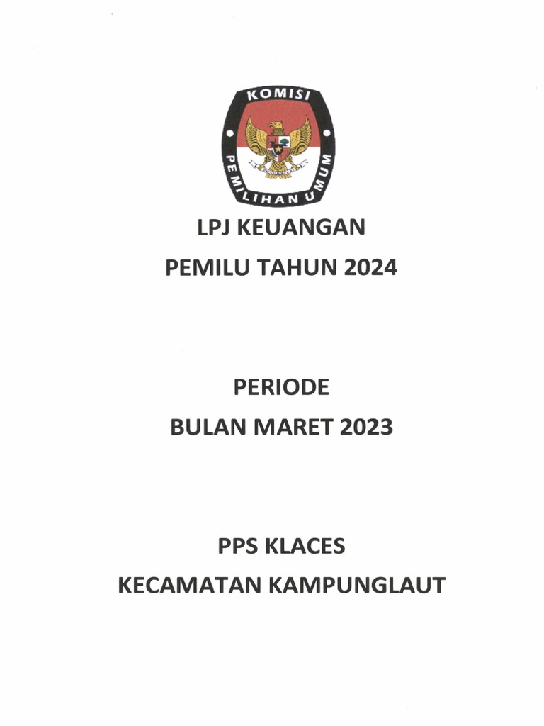 Contoh Penyusunan LPJ PPS | PDF