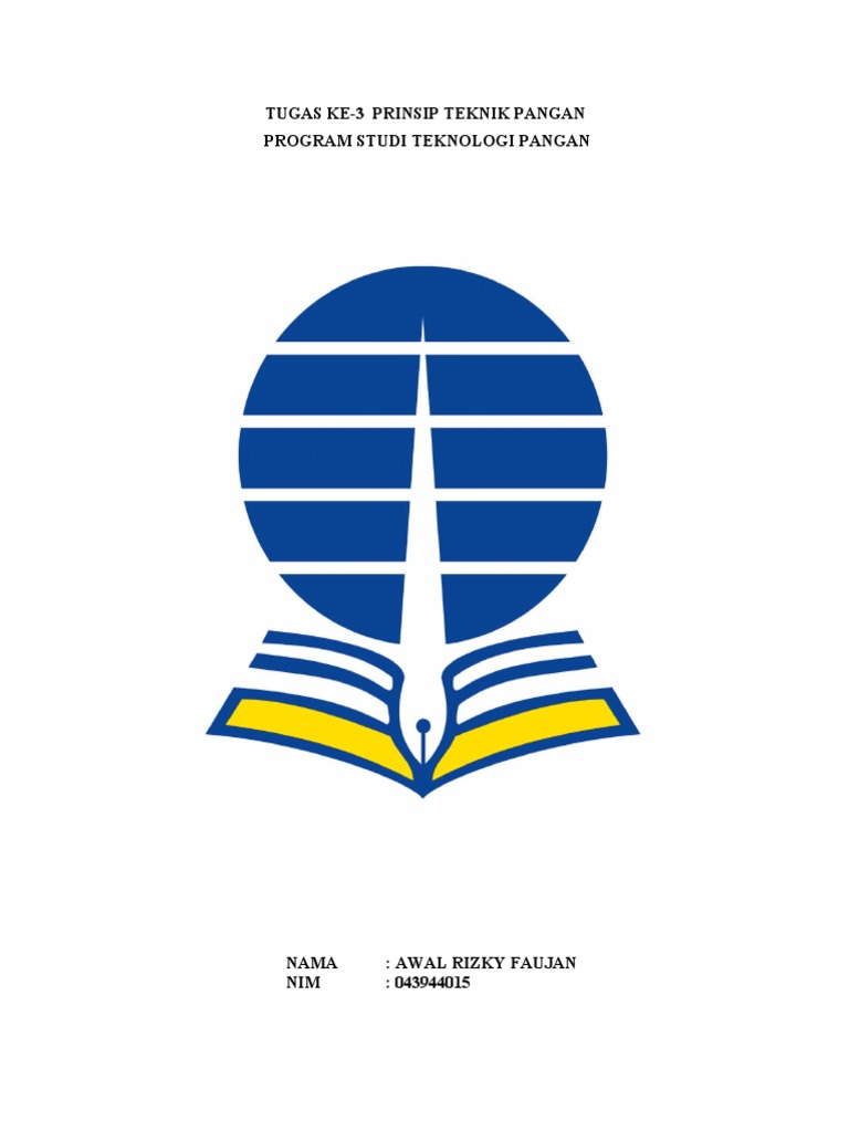 Tugas 3 Tuton Prinsip Teknik Pangan PANG4215 | PDF