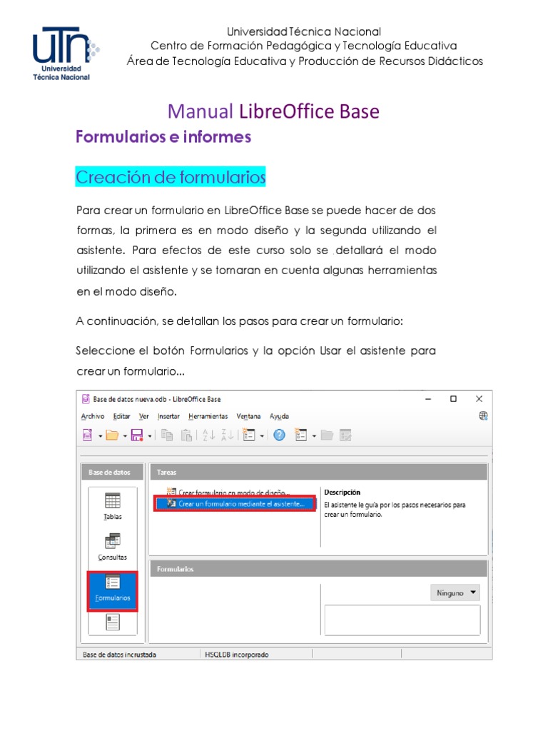 Manual LibreOffice Base-Parte III | PDF | Tecnologia Educacional ...