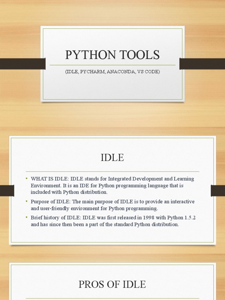 Python Tools | PDF | Integrated Development Environment | Python ... Python Tools | PDF | Integrated Development Environment | Python ...