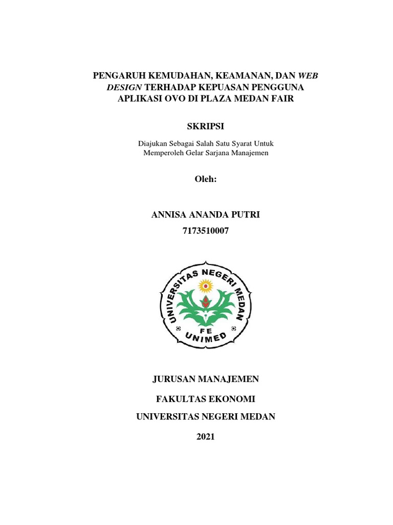 Skripsi Full Annisa Ananda Putri 7173510007 | PDF