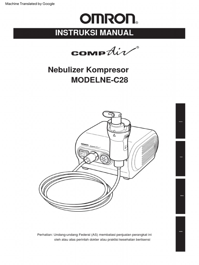 Manual Nebulizer Omron Nec - 28 | PDF