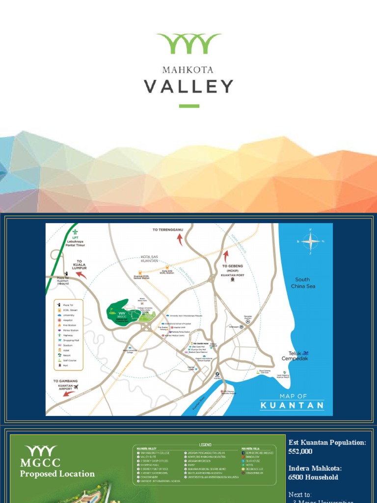 Mahkota Valley - Kuantan. Project Concept | PDF | Transport ...