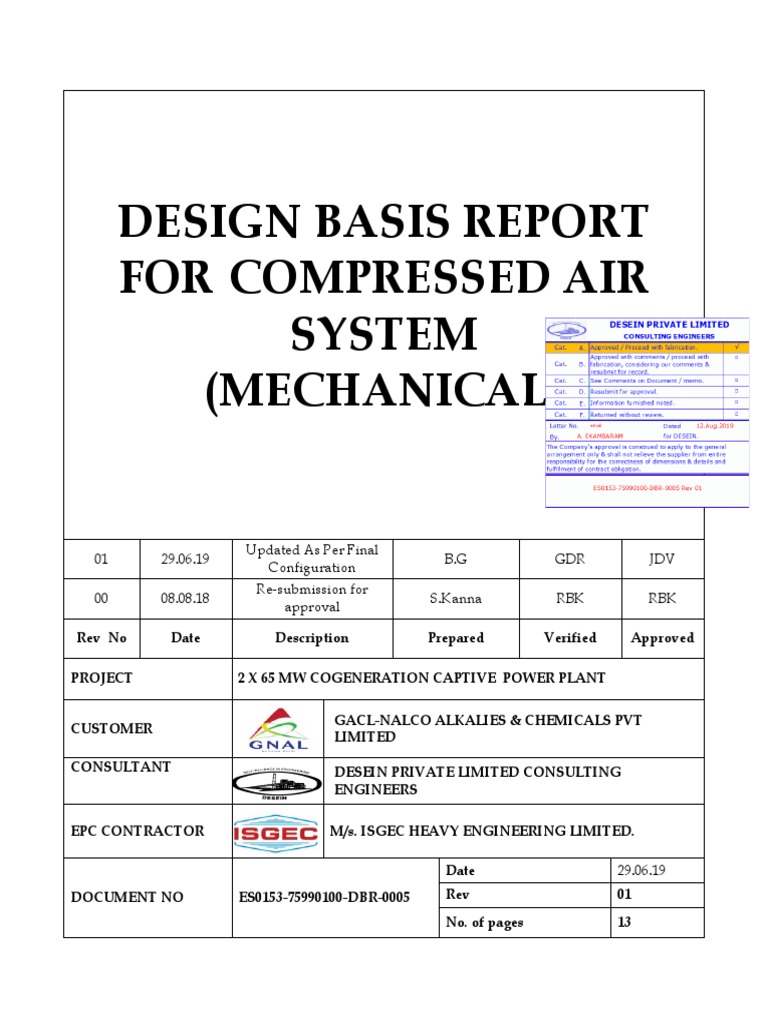 DBR-Complressed Air System-12.08.2019 | PDF | Pipe (Fluid Conveyance ...