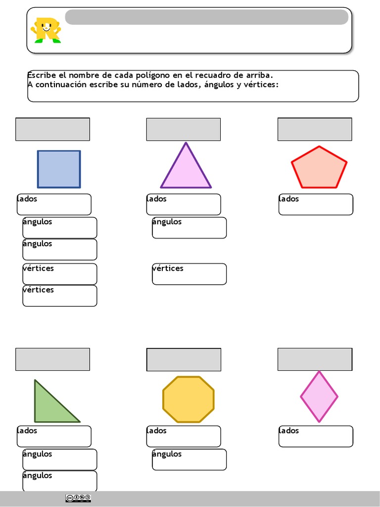 Lados Angulos y Vertices de Poligonos | PDF