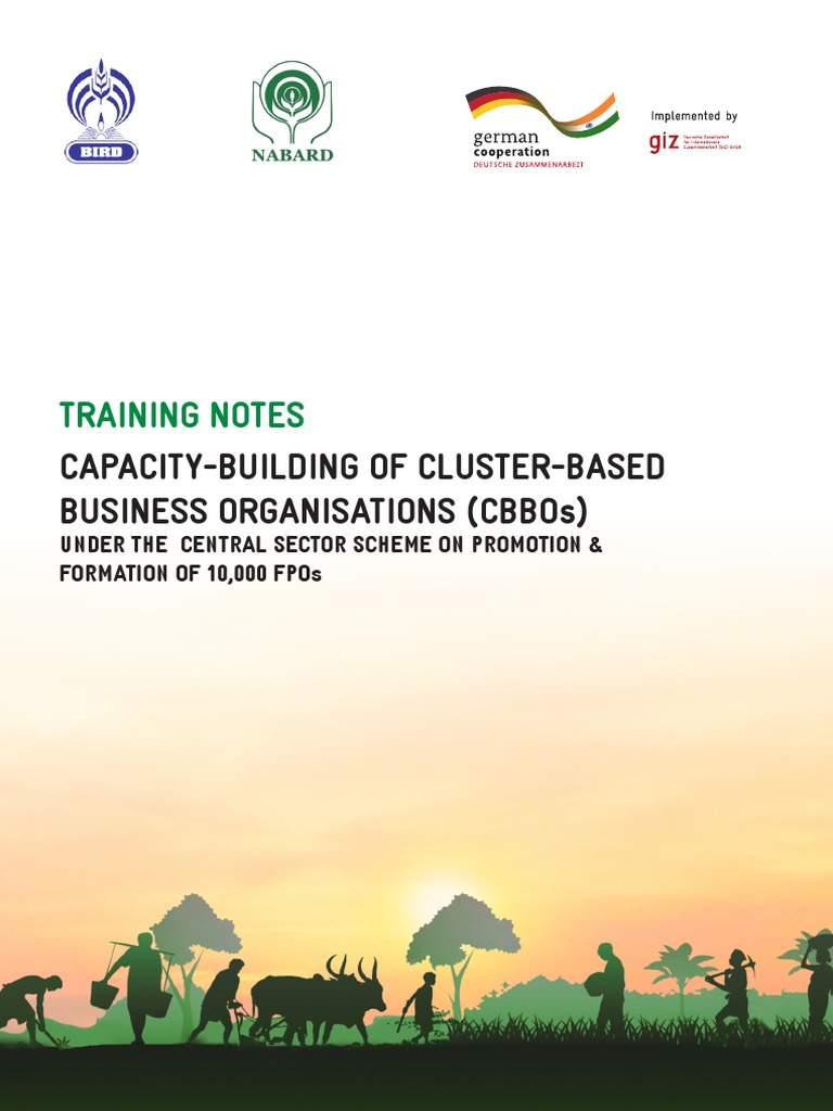 Trainers Note CBBO | PDF | Agriculture | Facilitator