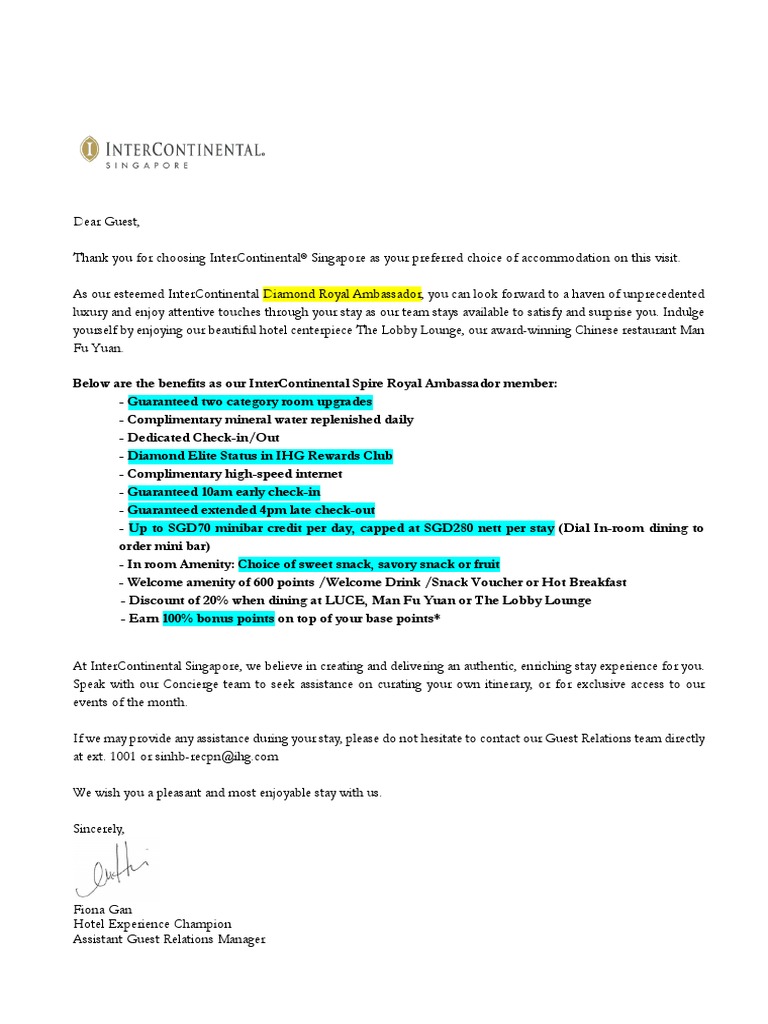 Guest Recognition | PDF | Restaurants | Hotel