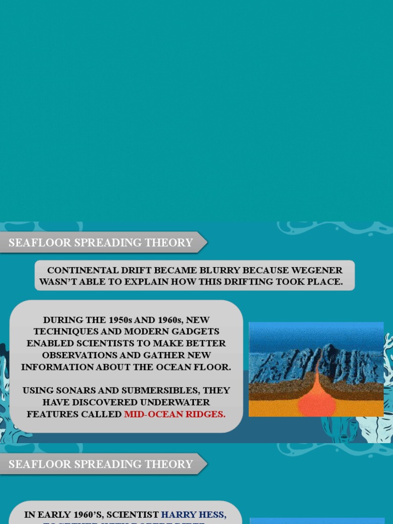 Seafloor Spreading Theory | PDF | Plate Tectonics | Global Natural ...
