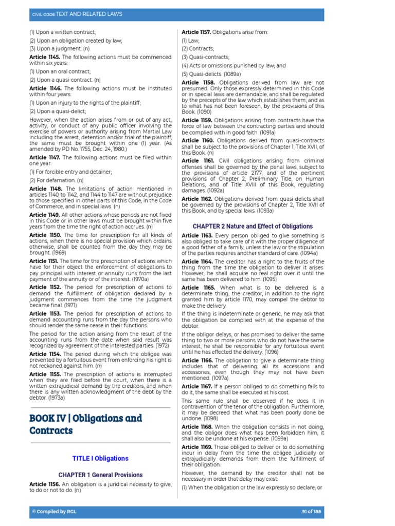 Oblicon Book IV | PDF | Guarantee | Business Law