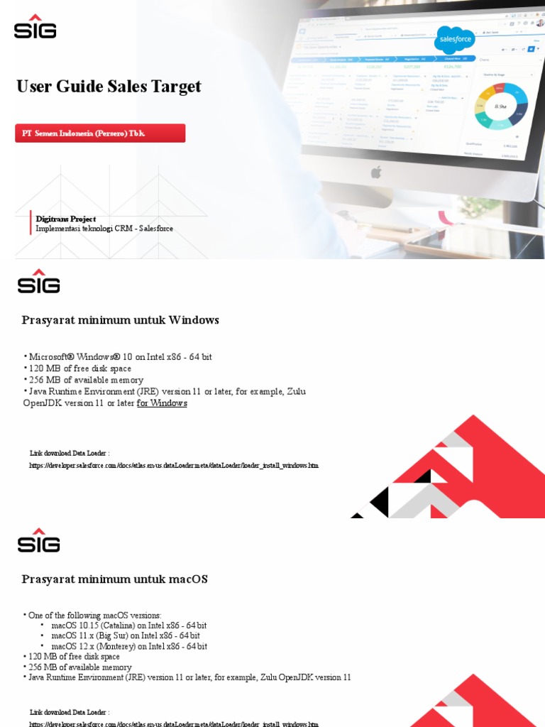 User Guide Sales Target Dataloader. Cek Comment Tiap Slide | PDF User Guide Sales Target Dataloader. Cek Comment Tiap Slide | PDF