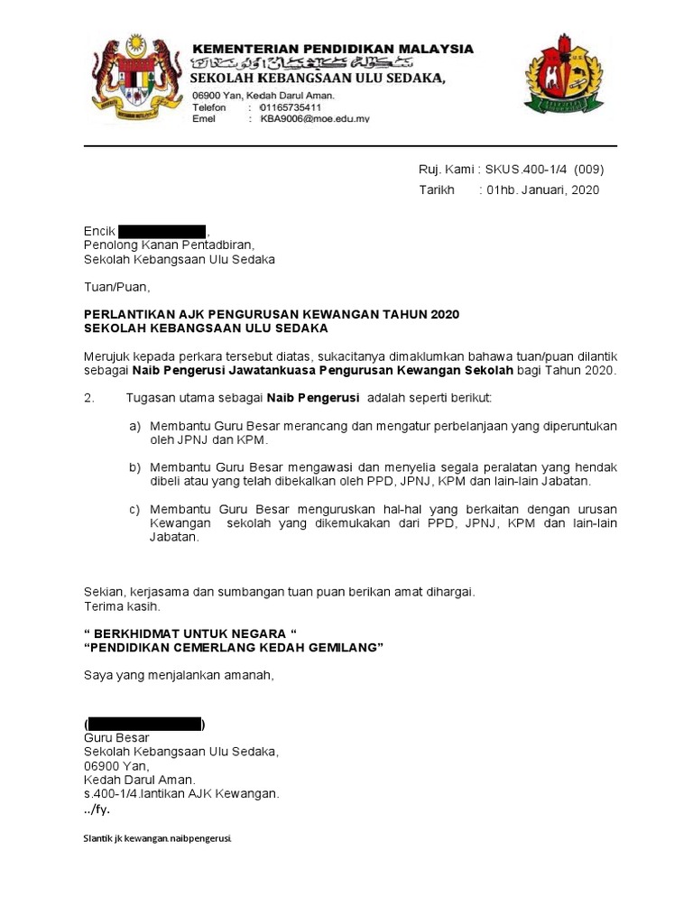 7slantik Naib Pengerusi JK Kewangan | PDF