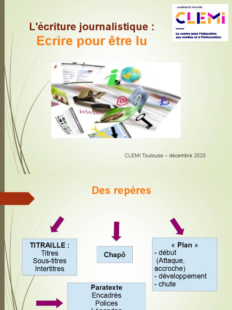 Ecriture Journalistique | PDF | Écriture