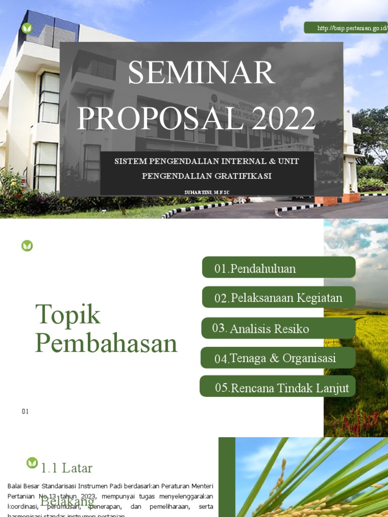 Sistem Pengendalian Intern BB Padi 2022 | PDF | Pengelolaan Keuangan ...