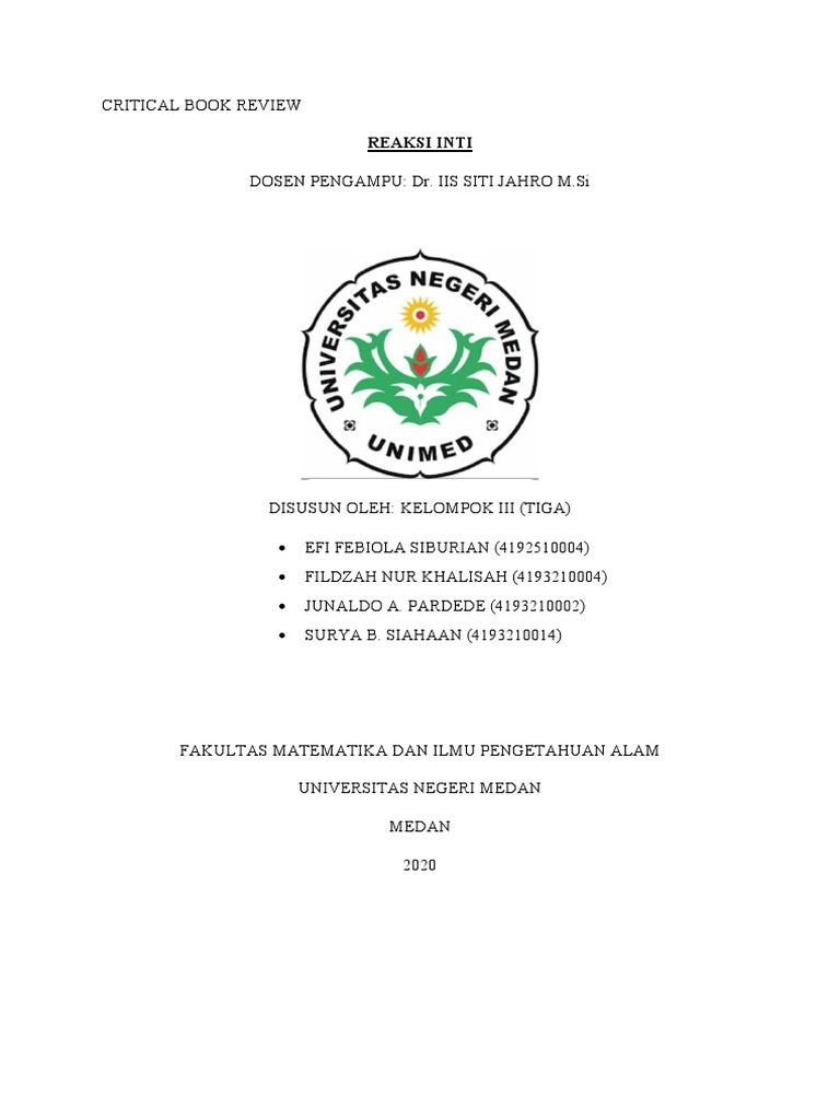 Tinjauan Buku Reaksi Inti dan Analisis | PDF | Sains & Matematika
