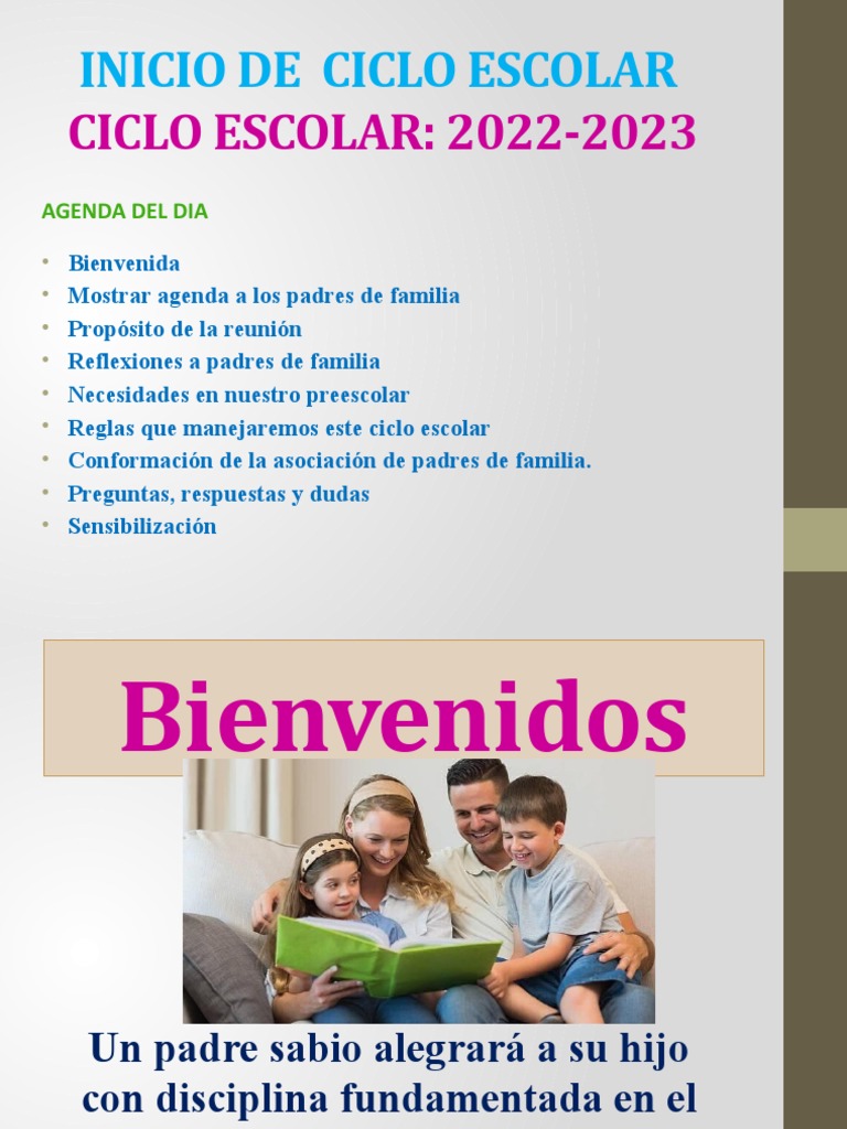 Reunión Padres de Familia | PDF