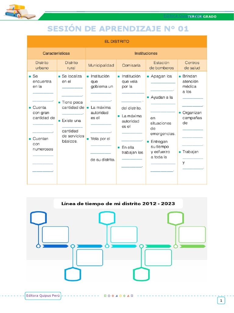 Anexo de Sesiones de Aprendizaje - EDA VI Semana 1 - Editora Quipus Perú | PDF | Semilla | Perú