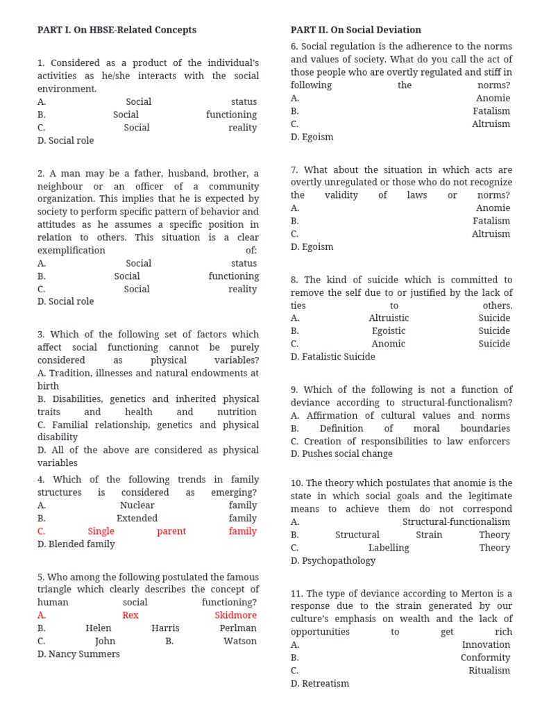 Hbse 2023 | PDF | Deviance (Sociology) | Id