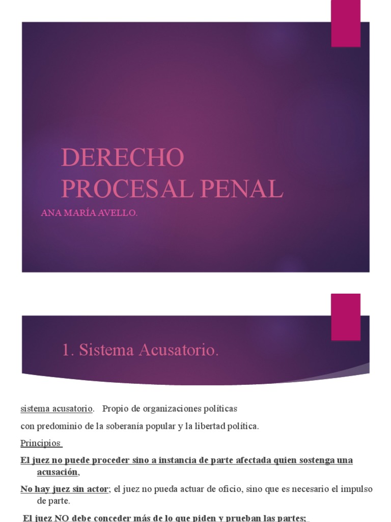 Derecho Procesal Penal | PDF | Procedimiento Criminal | Fiscal