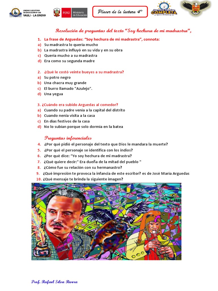 Análisis de "Soy hechura de mi madrastra" | PDF