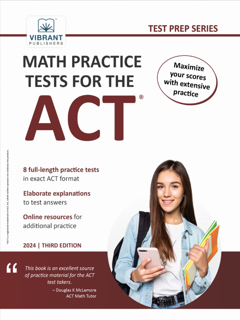 Mathpracticetestsfortheact 2024 Sample Pdf Mathematics