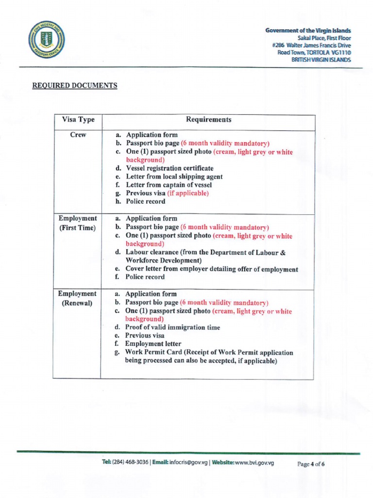Bolivia Online Visa Application Instructions | PDF