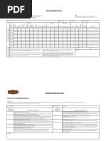 Boiler Inspection Checklist-API 573 | PDF | Civil Engineering | Machines