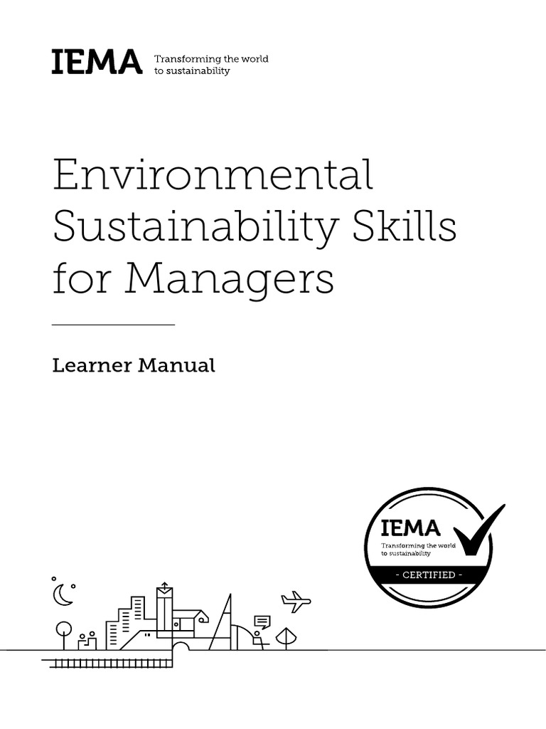 IEMA Environmental Sustainability Skills For Managers Learner Manual | PDF | Sustainability ...