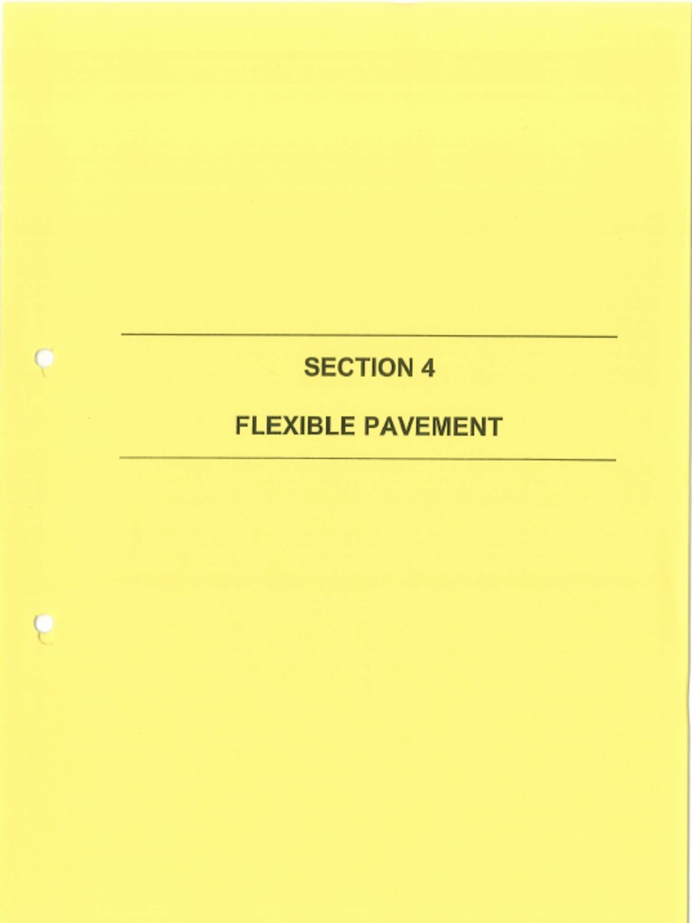 6 - Specification - Sec 4 - Flexible Road | PDF