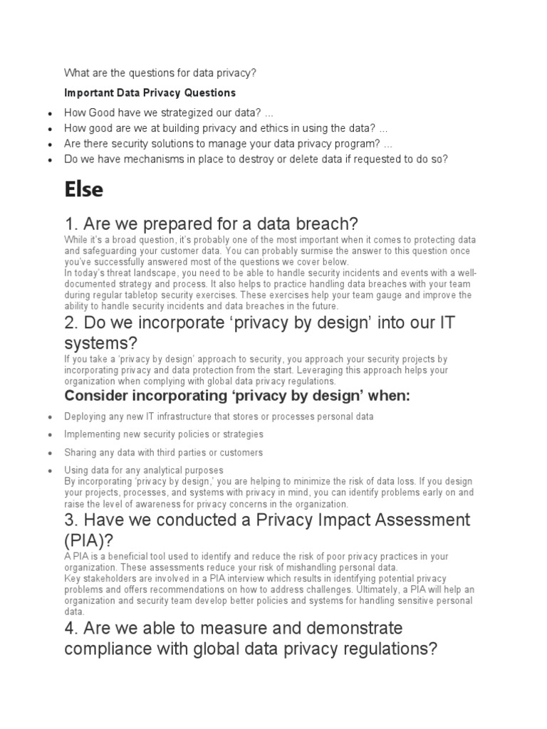 What Is Data Privacy | PDF | Privacy | Computer Security