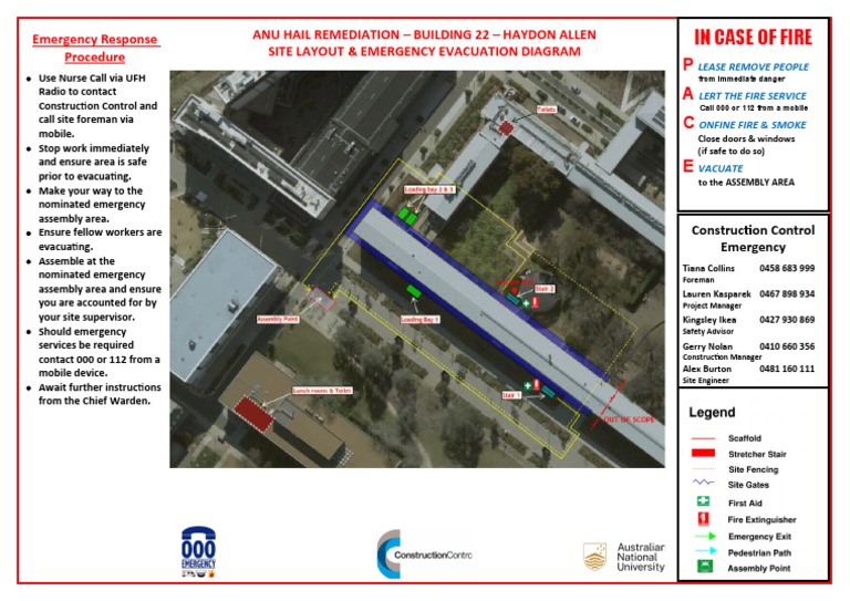 Haydon Allen Building Evacuation Plan | PDF | Hazards | Public Services