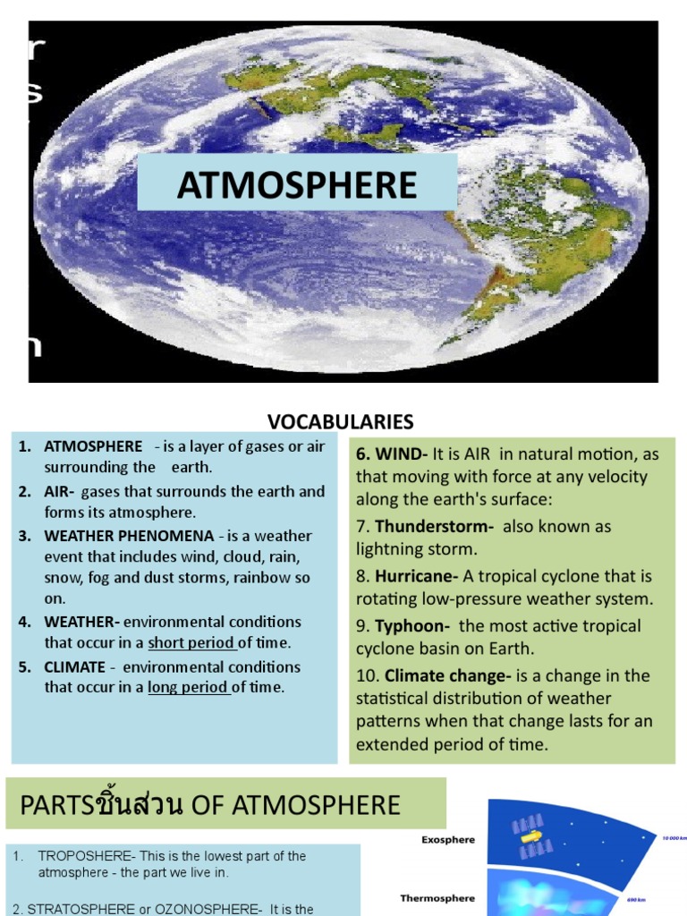 Atmosphere | PDF | Atmosphere Of Earth | Atmosphere