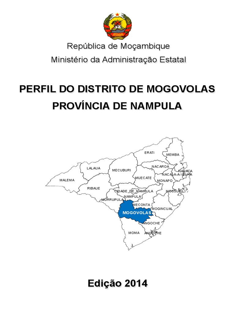 Perfil Do Distrito de Mogovolas Provincia de Nampula Maefpgovmz | PDF ...