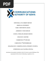 Industrial Attachment Report Writing Sample | PDF