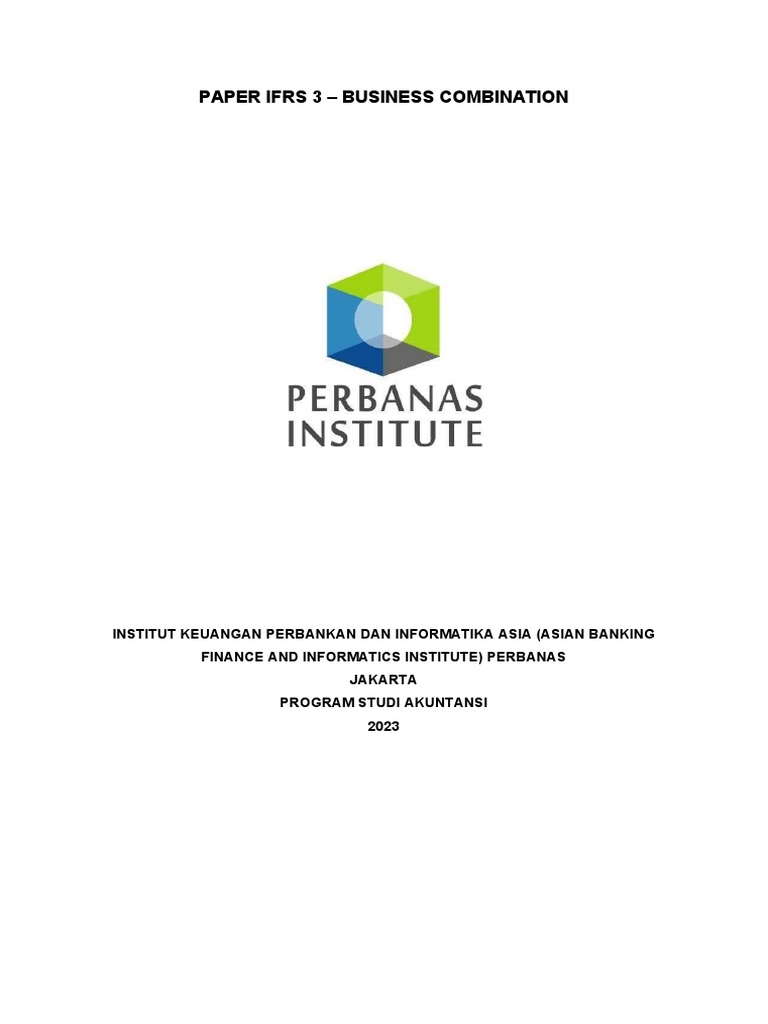 Makalah IFRS 3 | PDF