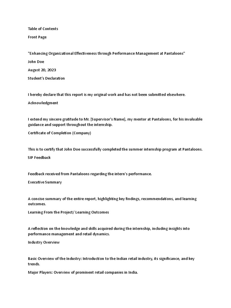 Table of Contents For Sip | PDF | Data | Data Analysis