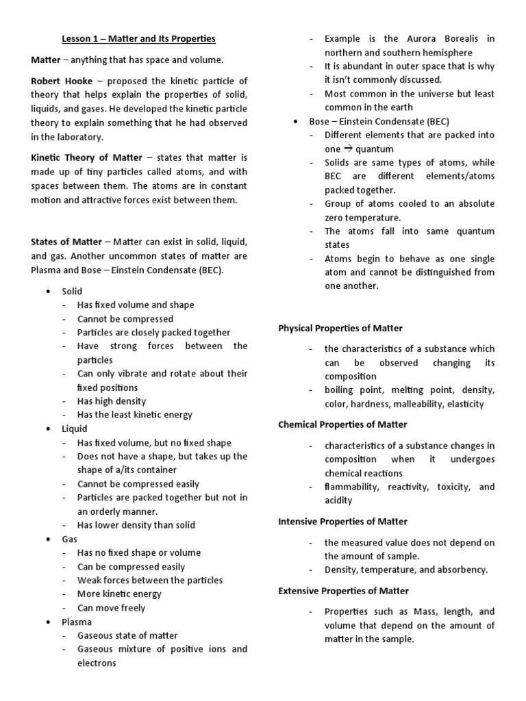 Lesson-2-Physical-and-Chemical-Properties-of-Matter | PDF | Chemical ...