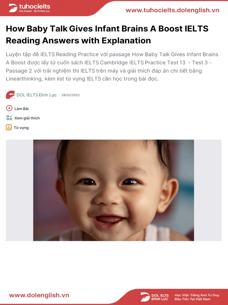 How Baby Talk Gives Infant Brains A Boost | PDF | Attention | Speech