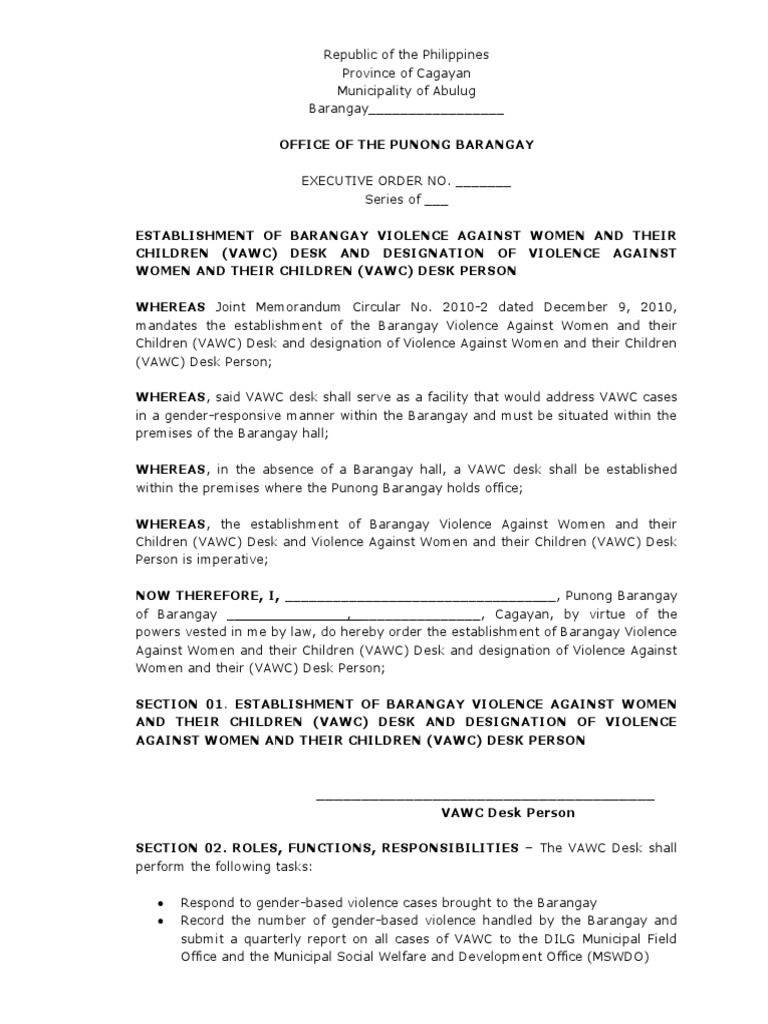 Eo Vaw Desk | Download Free PDF | Justice | Crime & Violence