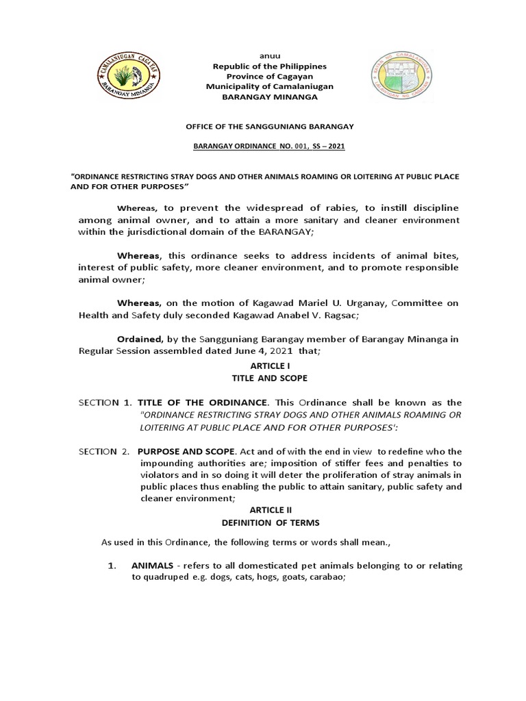 Ord No. 573, S-2014 | PDF | Local Ordinance | Government