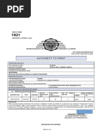 BIR Transfer Commitment Form | PDF