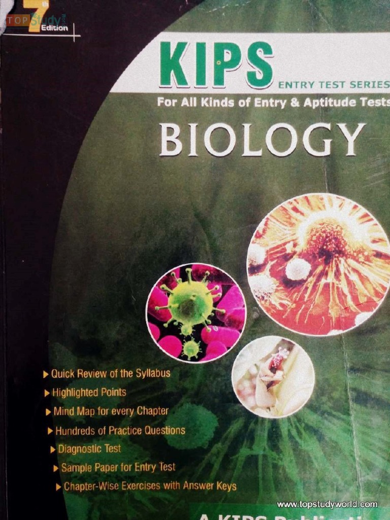 KIPS Entry Test Series - Biology - 7th Edition | PDF