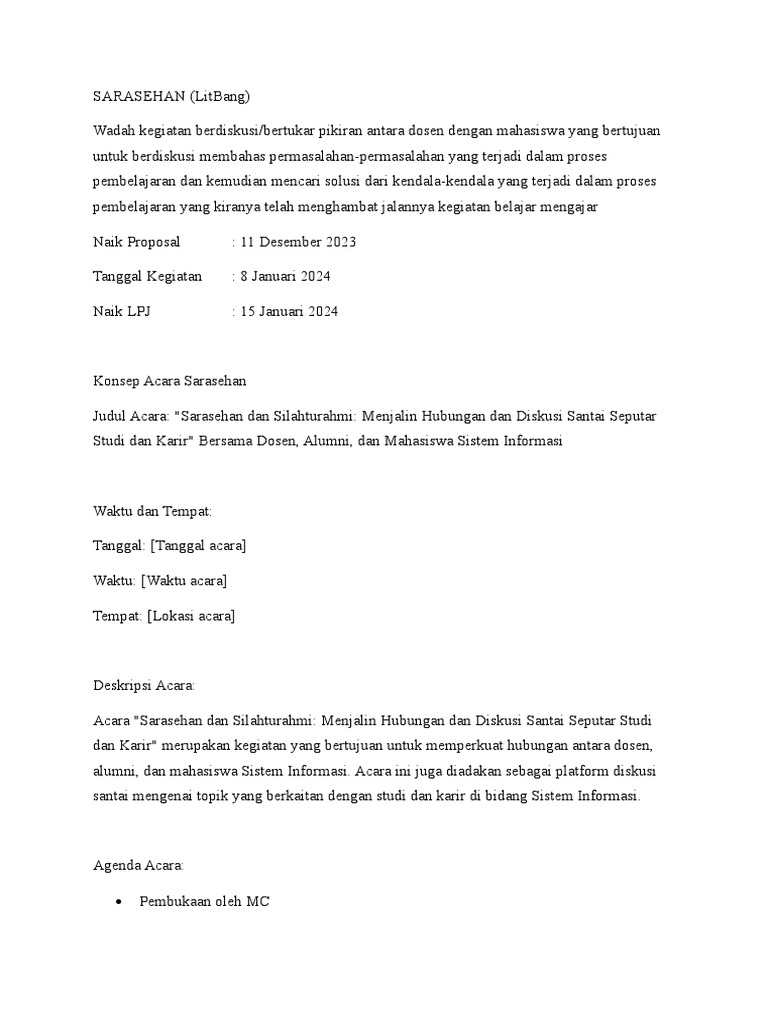 Proker Divisi Research & Development | PDF