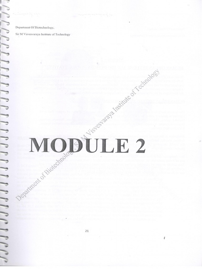 Module 2 - Biology for Engineers | PDF